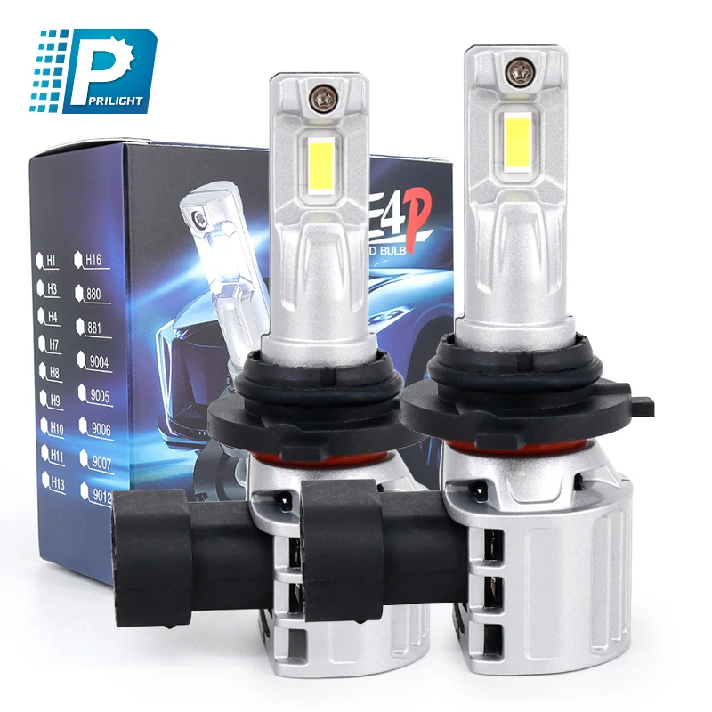 56w 12000lm Fanless Led Headlight H4 H1 H3 H7 9005 9006 9012 Auto ...