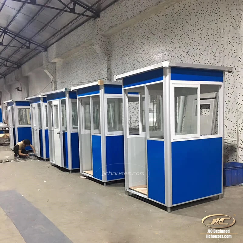 Secure & Stylish: Portable Temporary Kiosk - Sentry Box