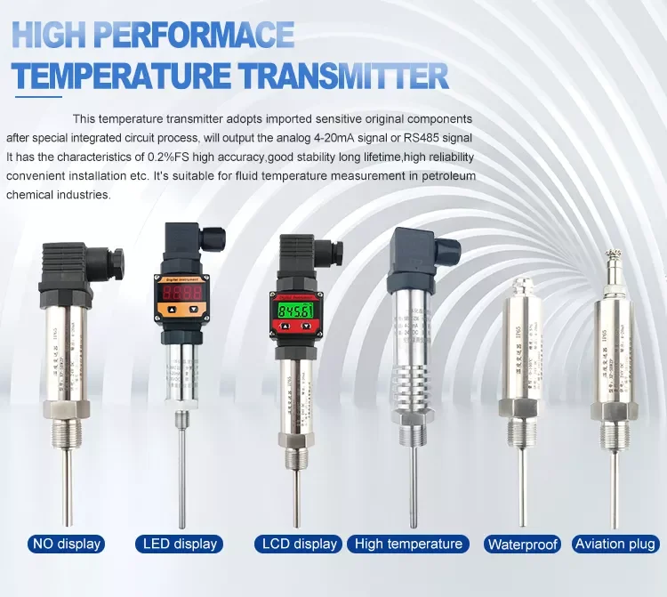 PT100 0-200c Water Temperature Transmitter 0-5v Rtd Pt100 Thermal ...