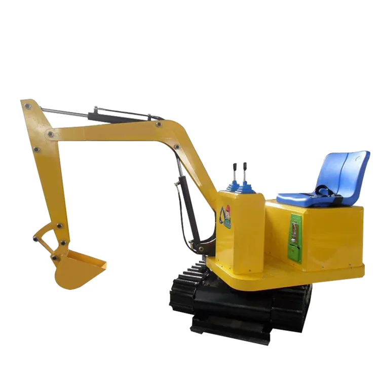 mini kids toy ride on Coin Code Function electric excavator for kids ...