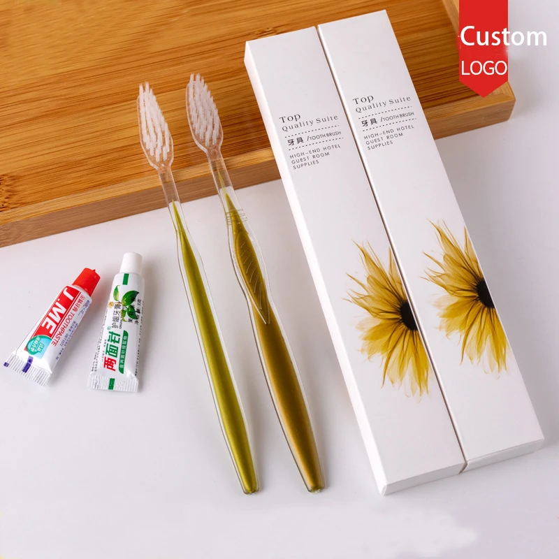 Oem Disposable Hotel Amenities Dental Kit Hotel Toothbrush With ...