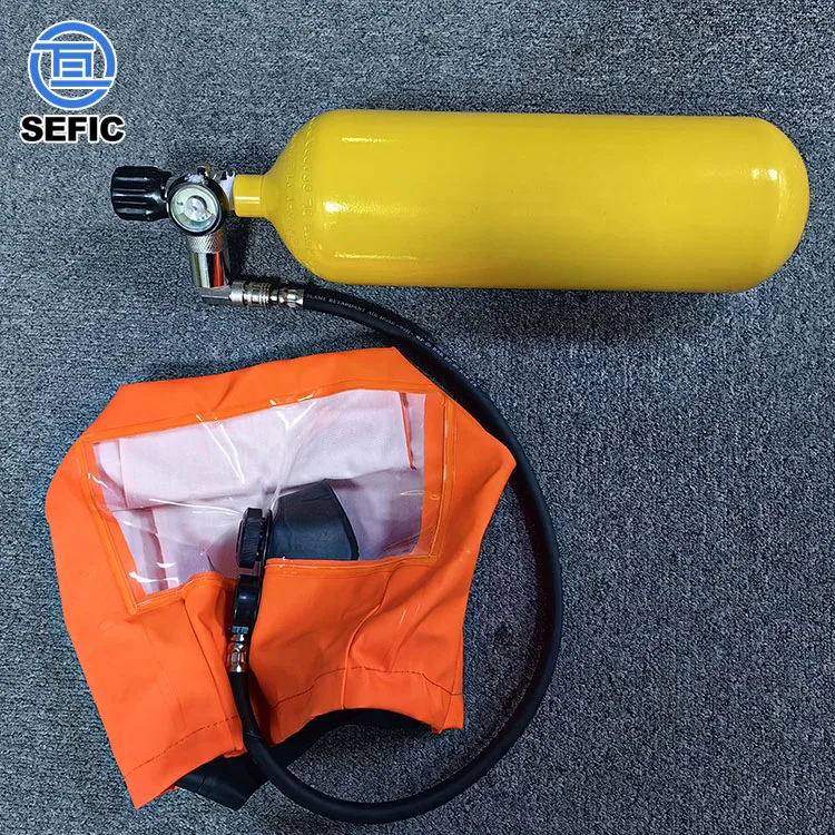 Emergency Escape Breathing Apparatus - 3L Steel Cylinder