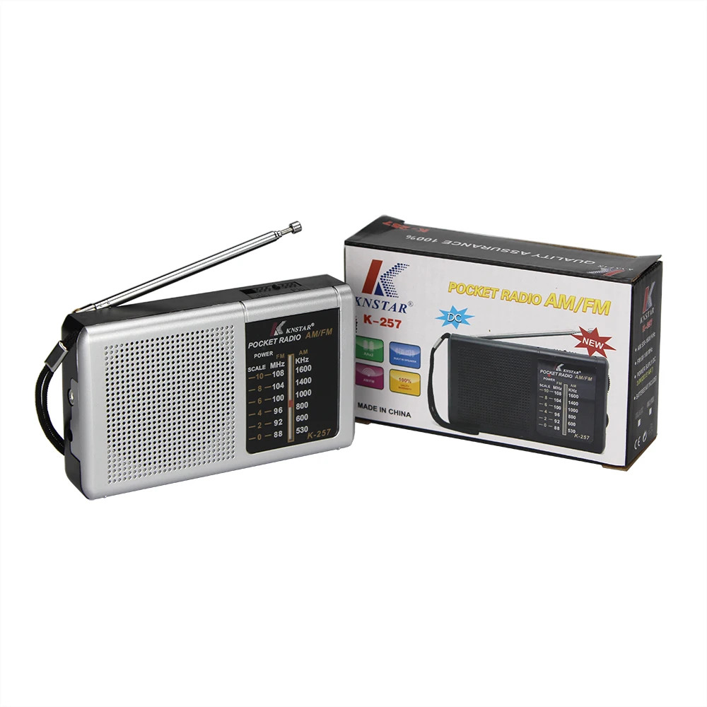 Small Size Fm Am Radio Um-3x2 Battery Warehouse Radio Knstar Radio K ...