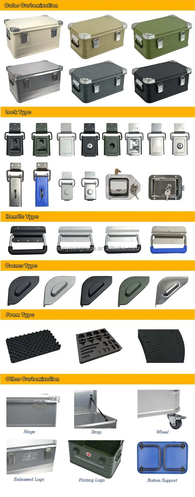 High Quality Custom Aluminum Camping Box - Durable & Lightweight