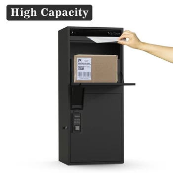 Custom Large Smart Letter Box Post Newspaper Drop Box Parcel Delivery ...