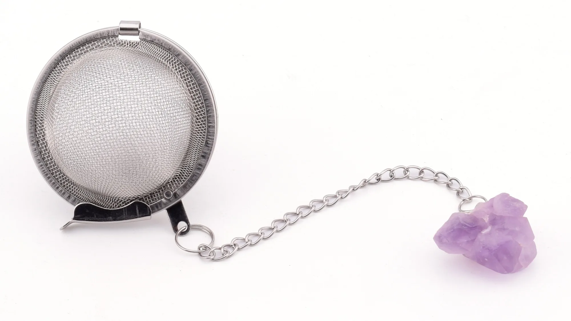 Gold Color Tea Strainer Wire Mesh Infuser Loose Leaf Tea Ball With Raw ...