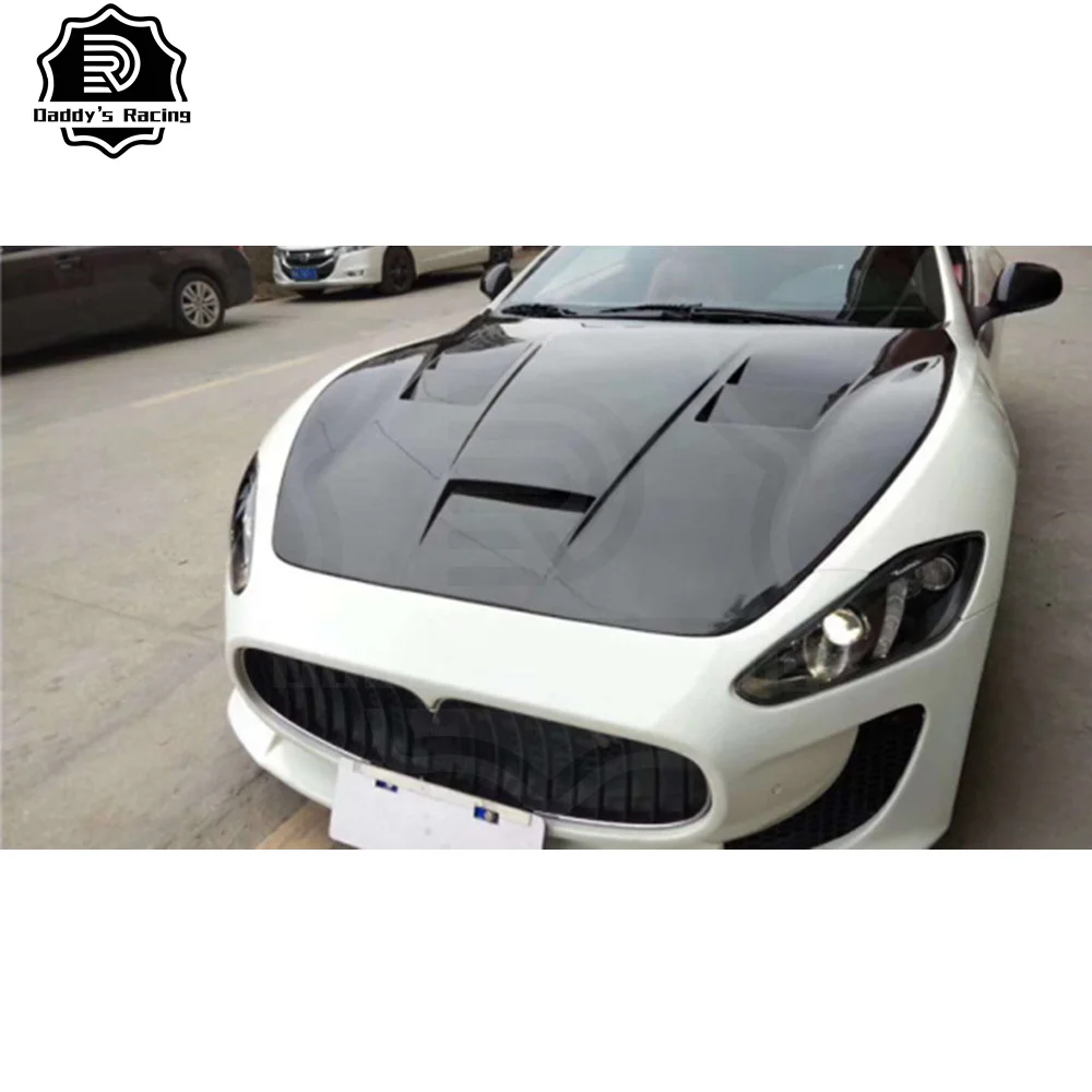 Carbon Fiber Front Bonnet Fit for Maserati Gran Turismo GC GT GTS 2007 ...