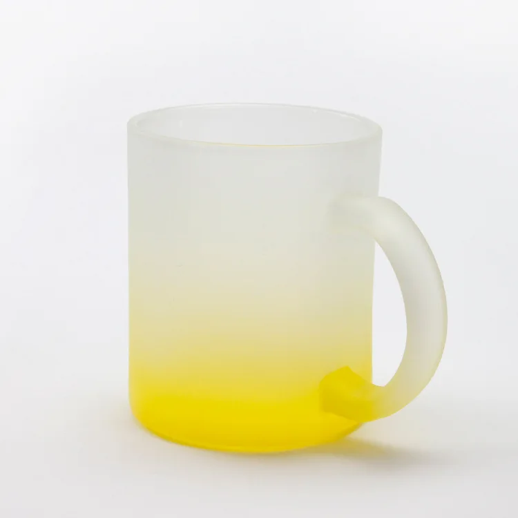11oz Blank Sublimation Color Gradient Glass Mug Blank Sublimation ...