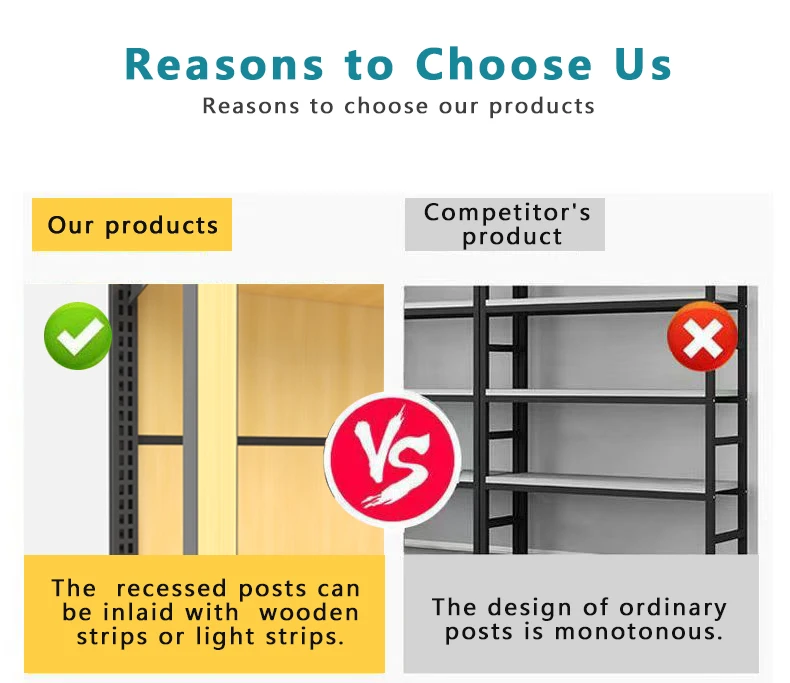 Supermarket Wooden Retail Shelving - Xingli Display Solutions