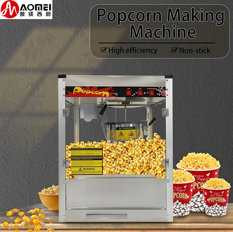 Commercial Popcorn Vending Machine Electrical Ball Popcorn Maker ...