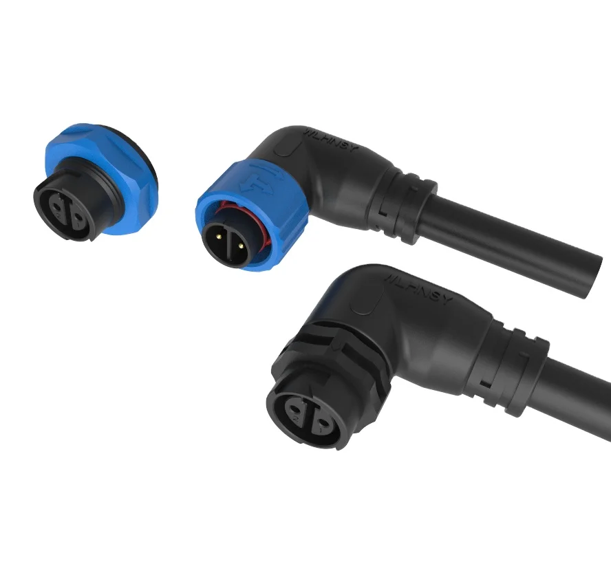 JYC M1690-2 Waterproof Connector - Reliable 90 Degree Field Assembly