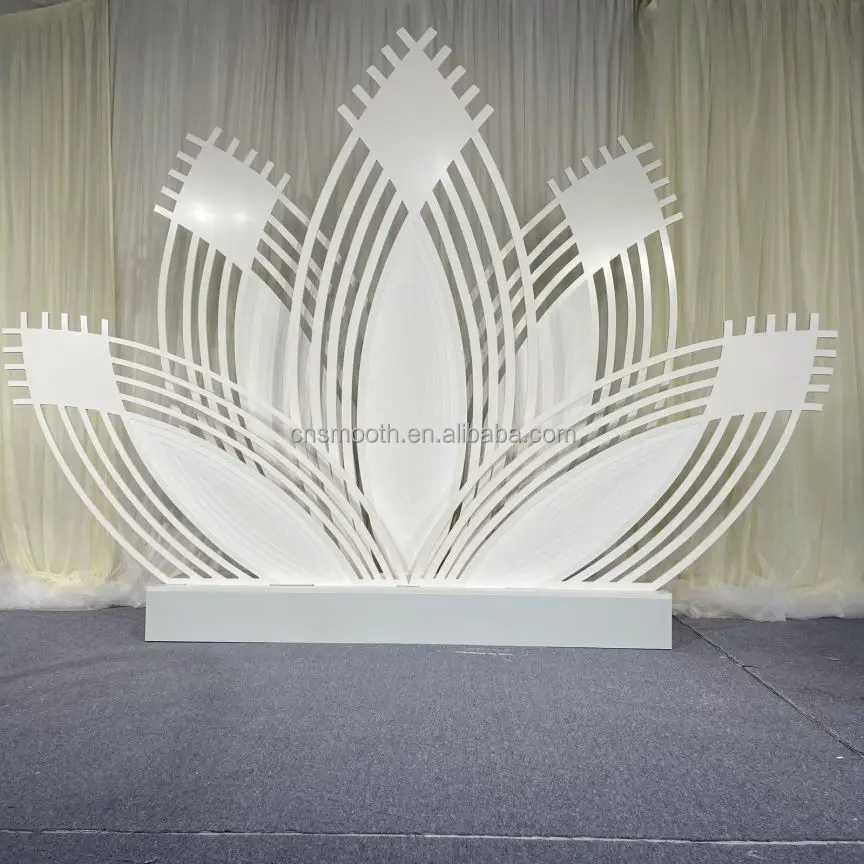 Big White Background - Event Decor Acrylic Backdrop Stand