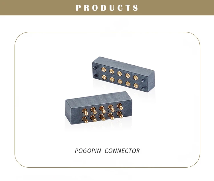 10 Pin Spring Loaded Pin Connector Original Manufacturer 10000 Cycle ...