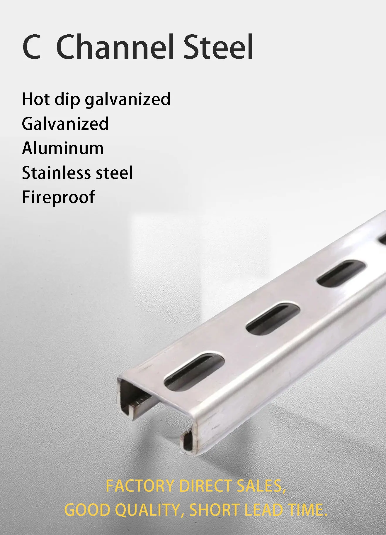 Hdg C Channel 41x41 41x21 41x61 41x82 Solar Panel Mounting System ...