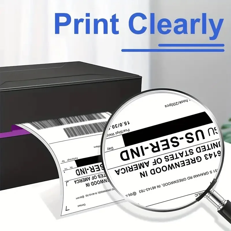 4x6 Waterproof Thermal Shipping Labels For Commercial Printers - Oem