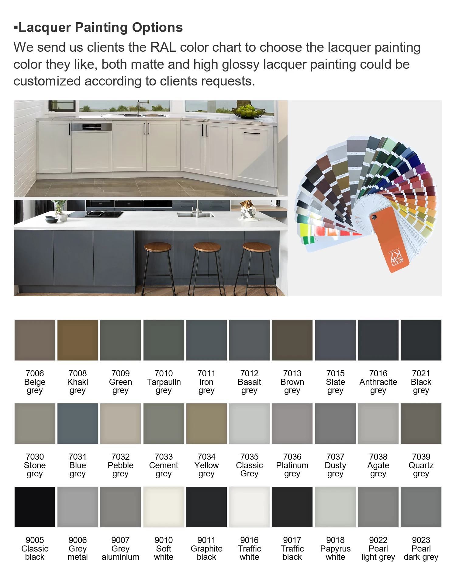 White Oak Solid Wood Inset Frame Kitchen Cabinet - Durable & Stylish