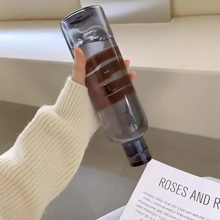 Celine Water Bottle - Reusable Glass for Gym & Gifts