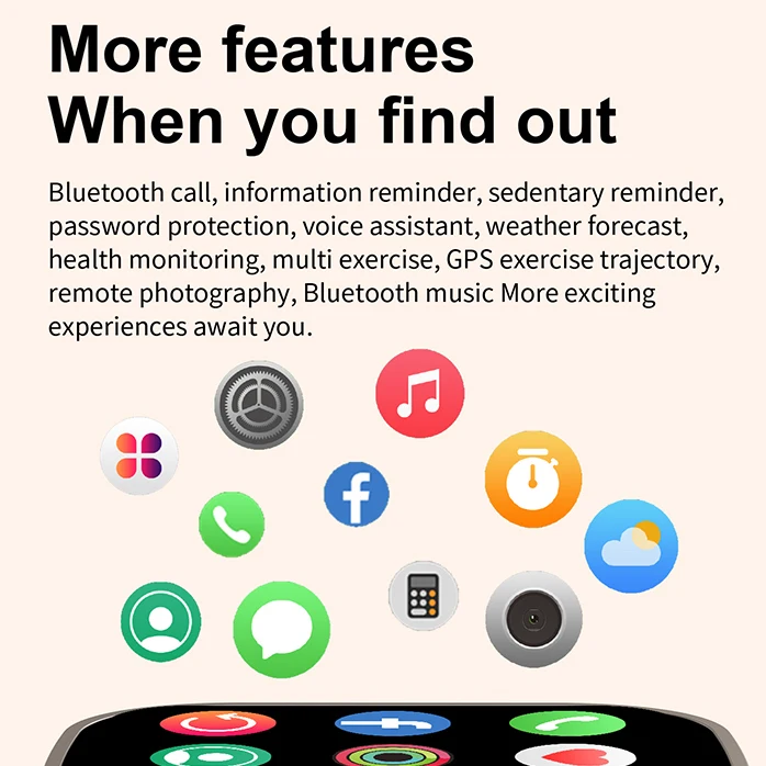 2.3inch Large Screen Intelligence 49mm Watch 9 Ultra 2 Smart 12 In 1 ...