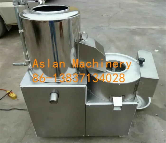 Potato Washing Peeler Wave Slicer Machine /Potato Washing Peeling ...