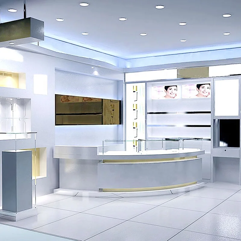 Customized Boutique Vitrine Perfume Showcase For Interior Design ...