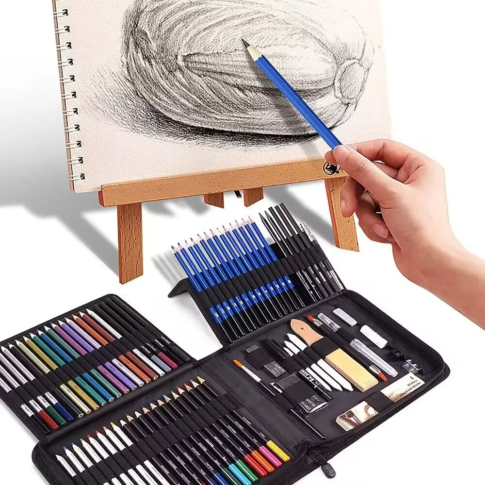 Bview Art Premium Sketch Art Supplies 83 Pack Drawing Kit