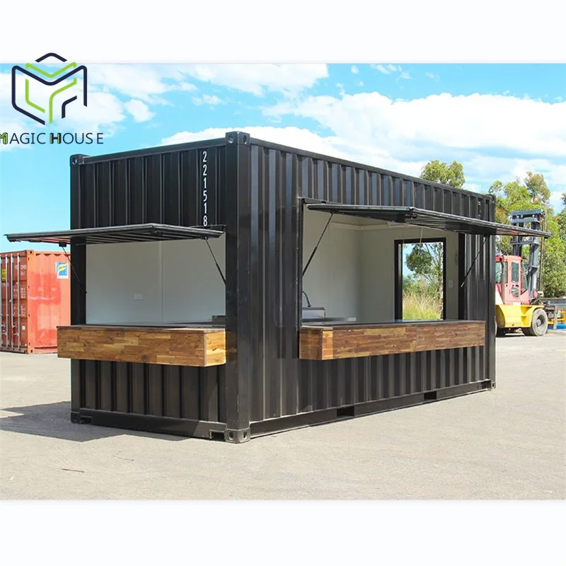Portable Shipping Container Bar for Sale - Container Cafe Design