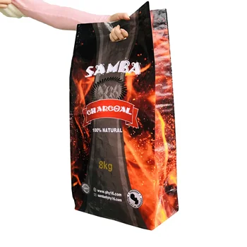 Customized Logo Recyclable Lump Wood Sack Bbq Charcoal Packing Bags ...