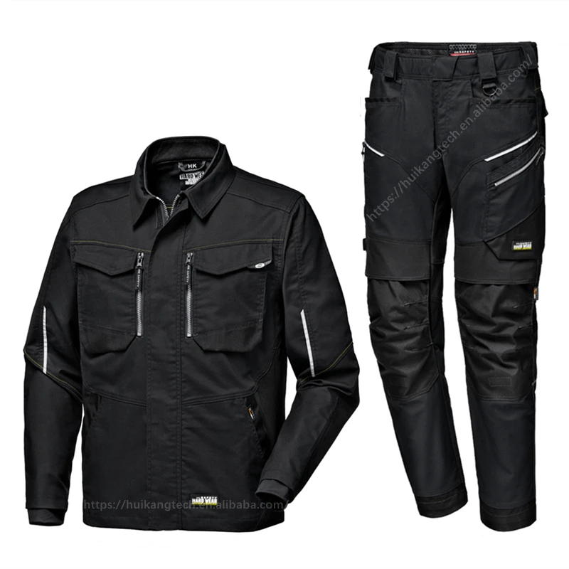 Custom Cargo Work Pants Jacket Clothes Sets Safety Hard Wear Reflex ...
