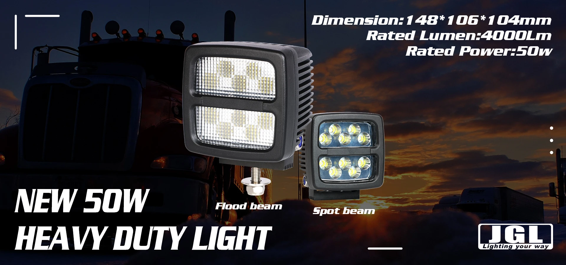 40w 50w 60w Agricultural Tractor Heavy Duty Excavator Shooter Mining ...