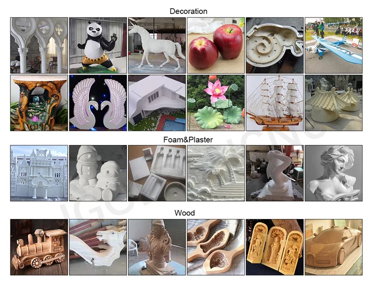 4轴木材加工eps塑料聚苯乙烯泡沫塑料雕刻切割数控刳刨机带丁字槽台 - Buy 用于eps泡沫的cnc路由器,泡沫eps 4轴雕刻机:,4轴 ...