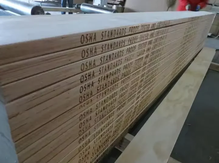 OSHA Certified Pine LVL Scaffolding Planks - Durable & Waterproof