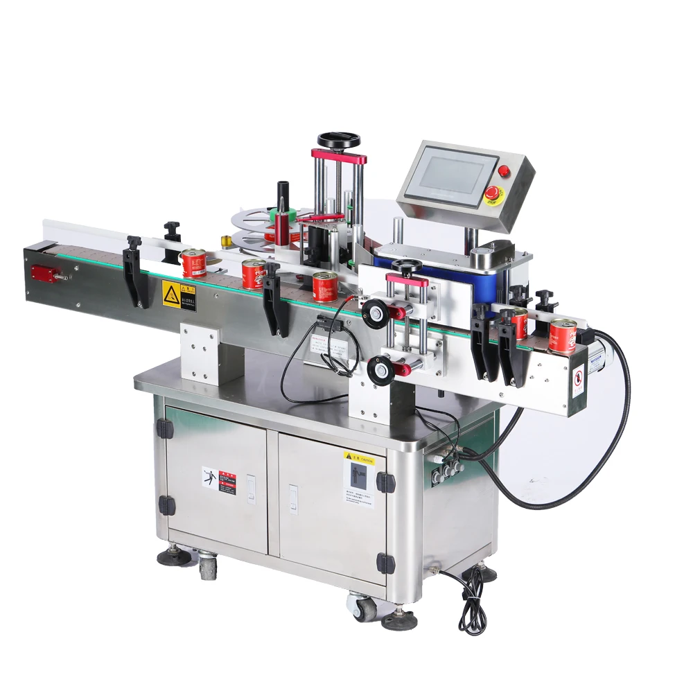 Stainless Steel Fully Automatic Round Bottle Self-adhesive Labeling Machine - Buy Automatic High ...