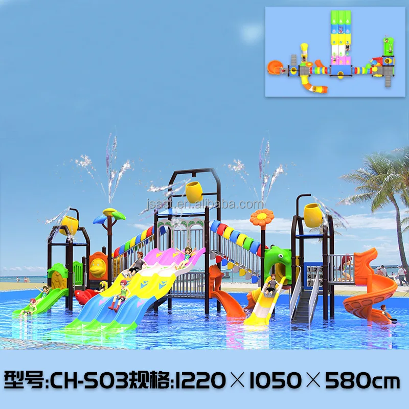 Fun and Safe Kids Playground - Plastic Water Slide & More