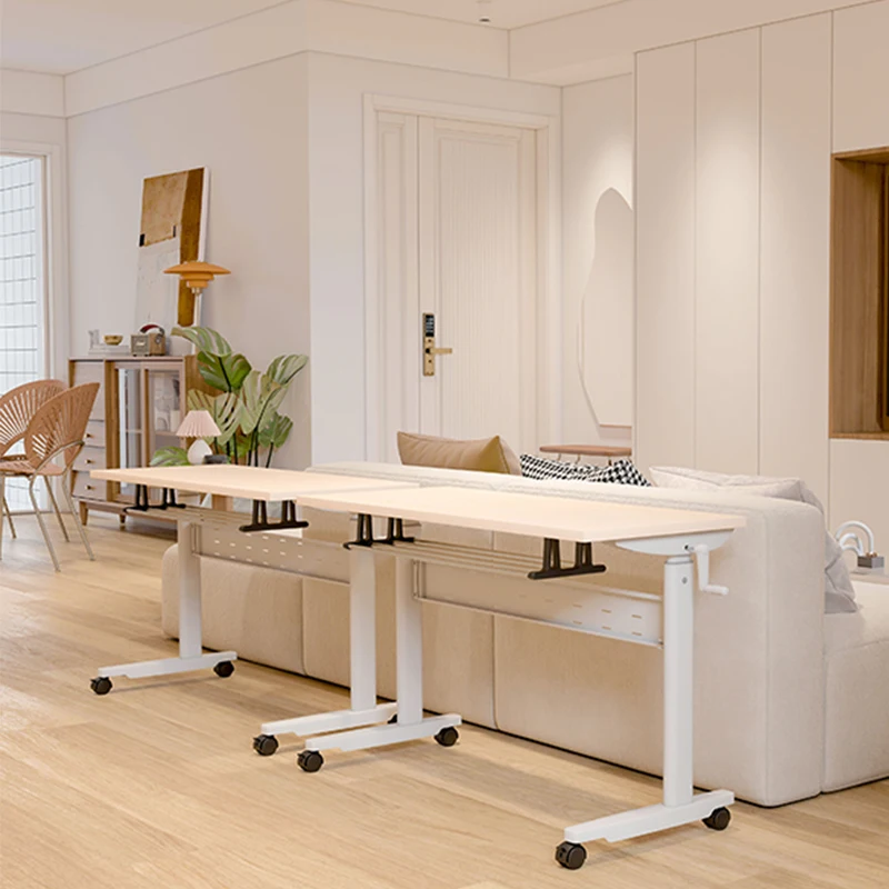 Crank Table Height Adjustable Desk Legs Hand-crank Sit Stand Desk ...