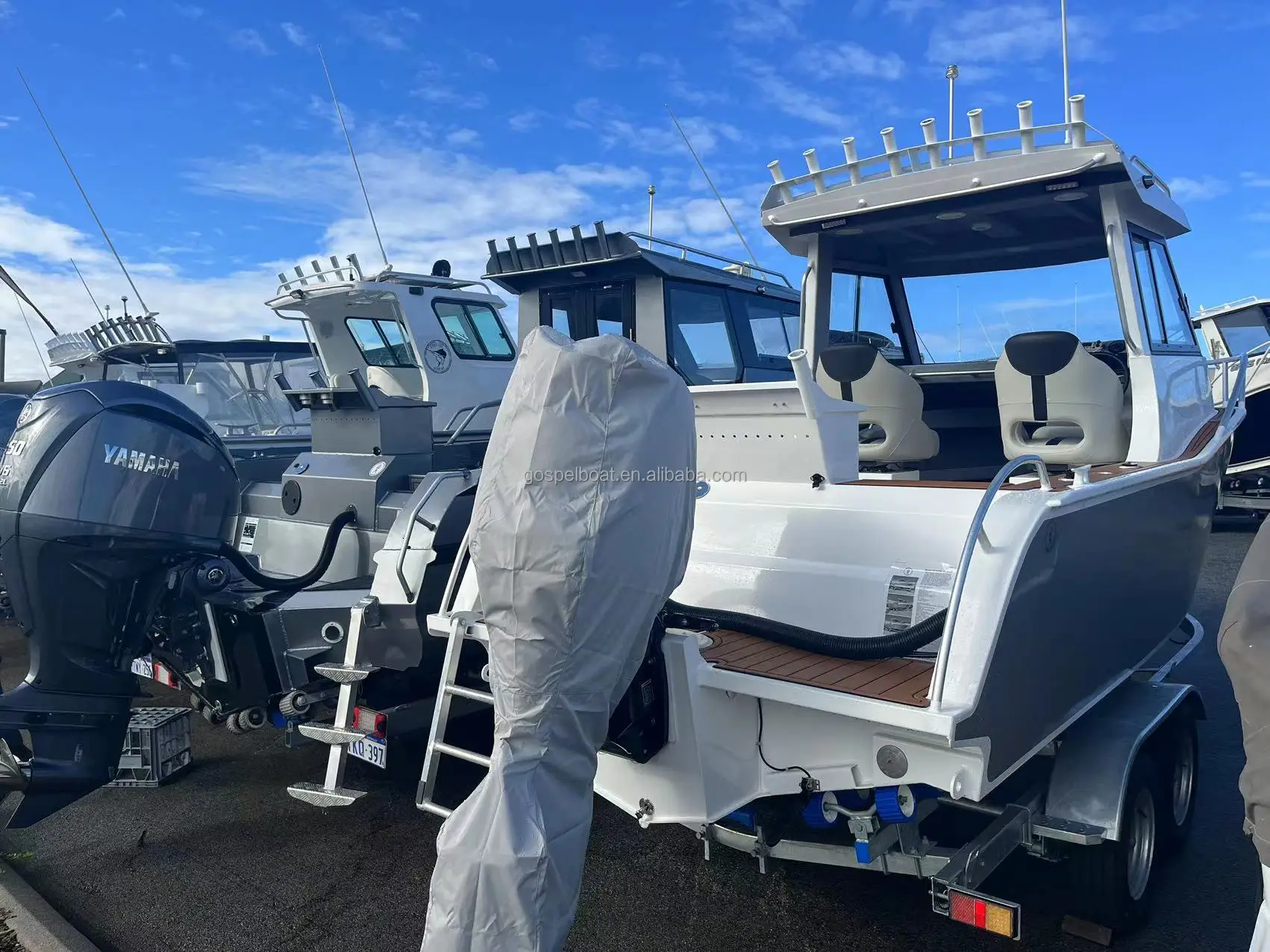 10m Landing Craft Work Barge Aluminum Diving Boat - Gospel Boat