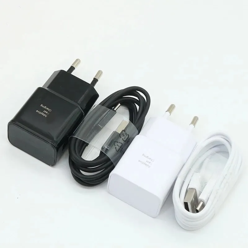100% Original Samsung Fast Charging Adapter with Type-C Cable, USB Wall ...