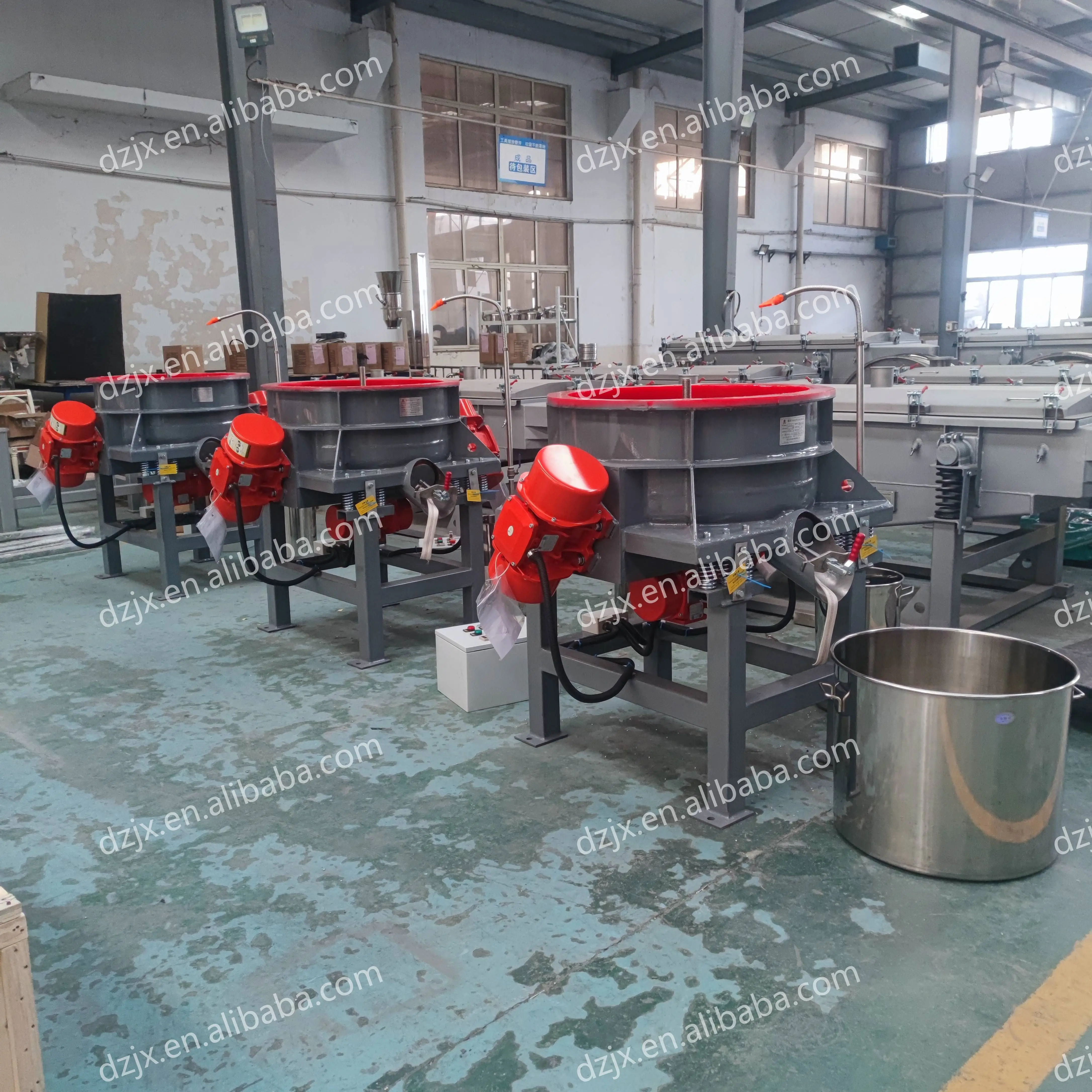 Dzjx Horizontal Vibratory Tumbler Car Alloy Wheel Rim Polishing Machine ...