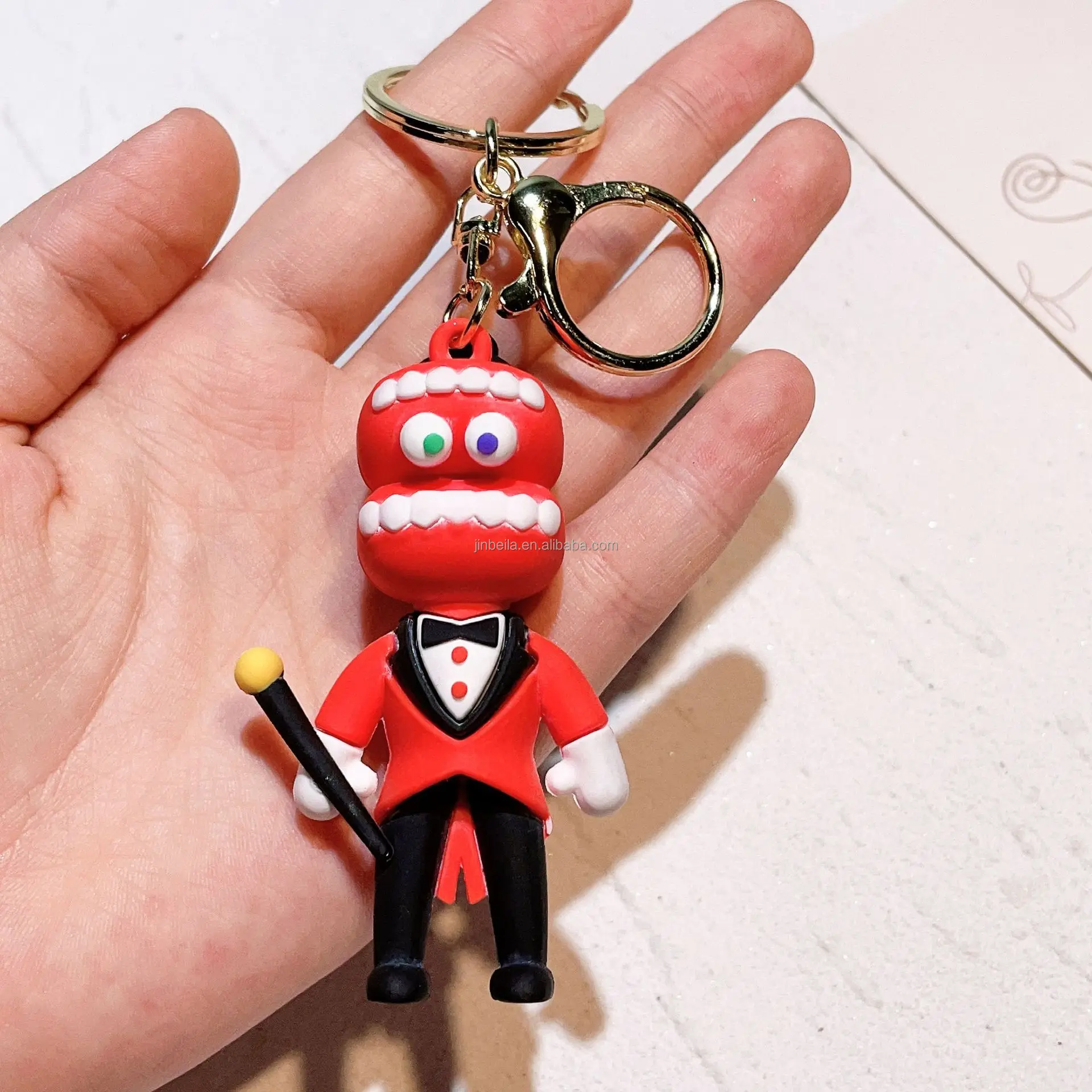 12 Designs the Amazing Digital Circus Rubber PeluchesToy Keychain ...