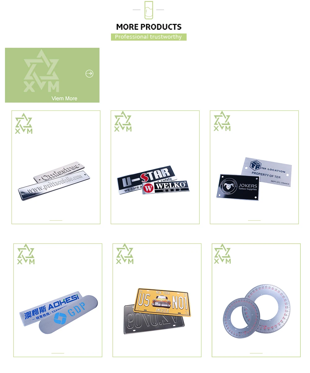 Metal Sticker Custom Brand Logo Brushed Stainless Steel Self Adhesive ...