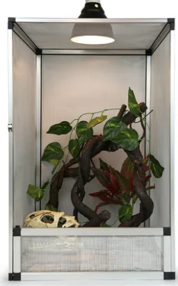 White Color 8x8x12inch PVC Cage - Hot Selling Reptile Terrarium