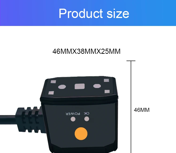 2D Barcode IP65 Industrial Fixed Mount Scanner for Fast Datamatrix Code