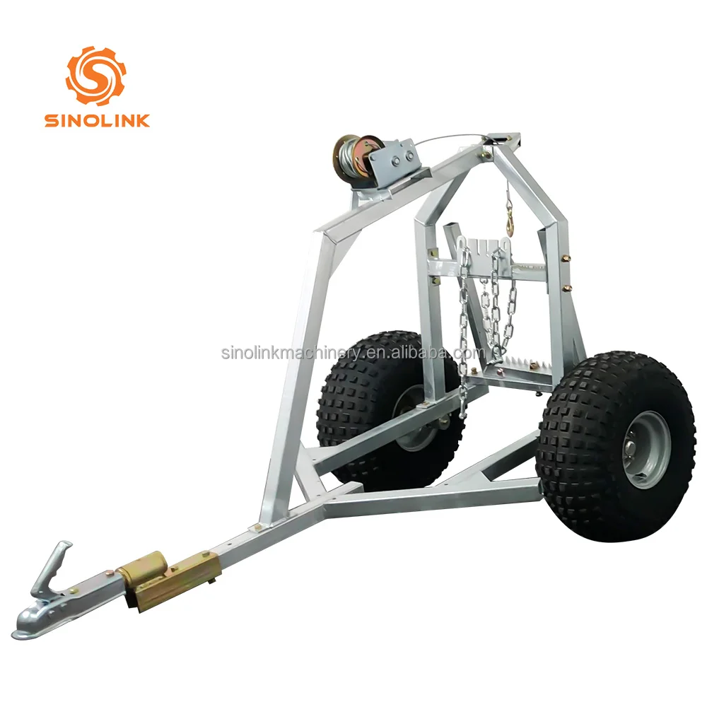 Forestry Machinery - Self-Discharging Log Loader Trailer
