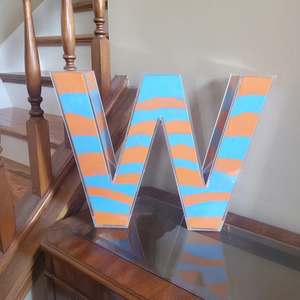 Customized Fillable Acrylic Letters for Events & Weddings