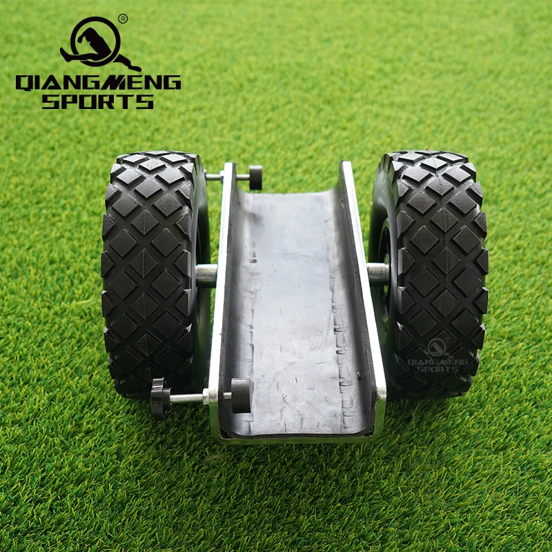 Double Wheel Design Heavy Duty Soccer Goal Wheels - QIANGMENG SPORTS