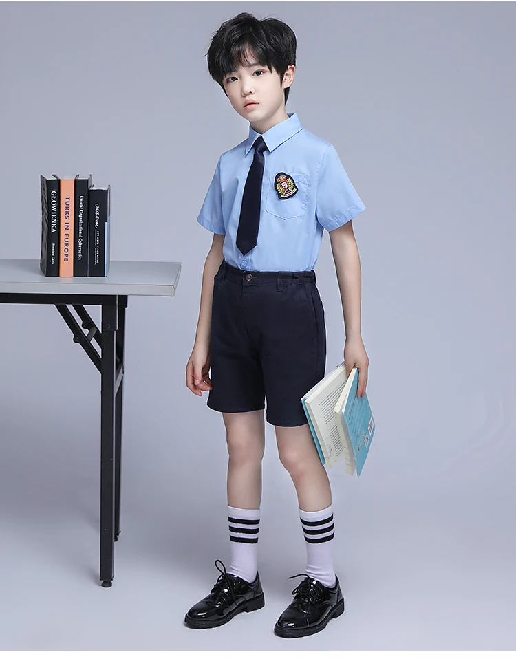 Children Blue Kindergarten Preschool Infants' School Bib Pants And Bib ...