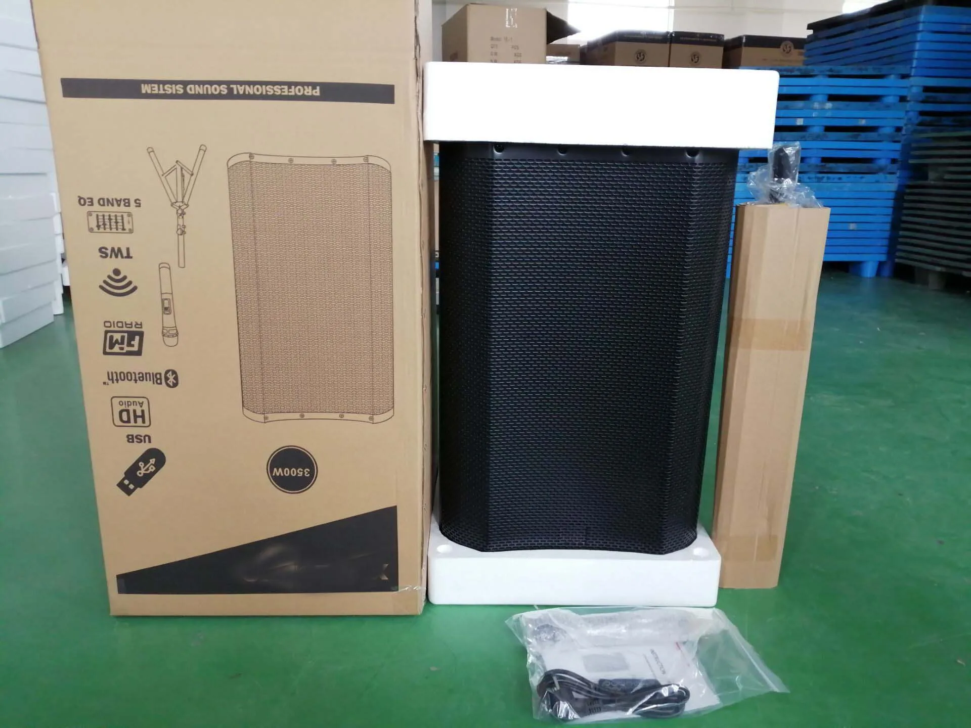 15 Inch Rcf Loudspeaker Bt Wireless Speaker With 250w Amplifier,Powered ...