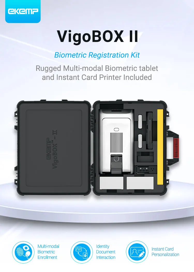 Portable Mobile Biometric Enrollment Kit with Instant Card ...