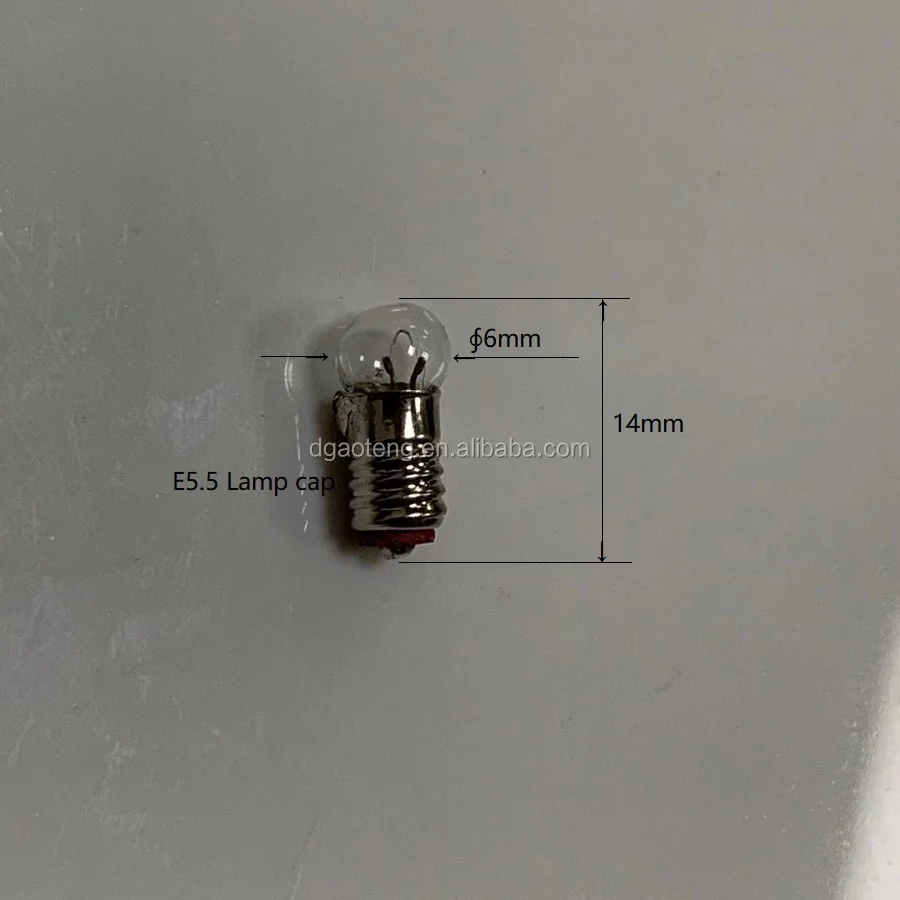 Miniature Bulb E5.5 Socket - LED Light Bulb with 10000 Hours Lifespan