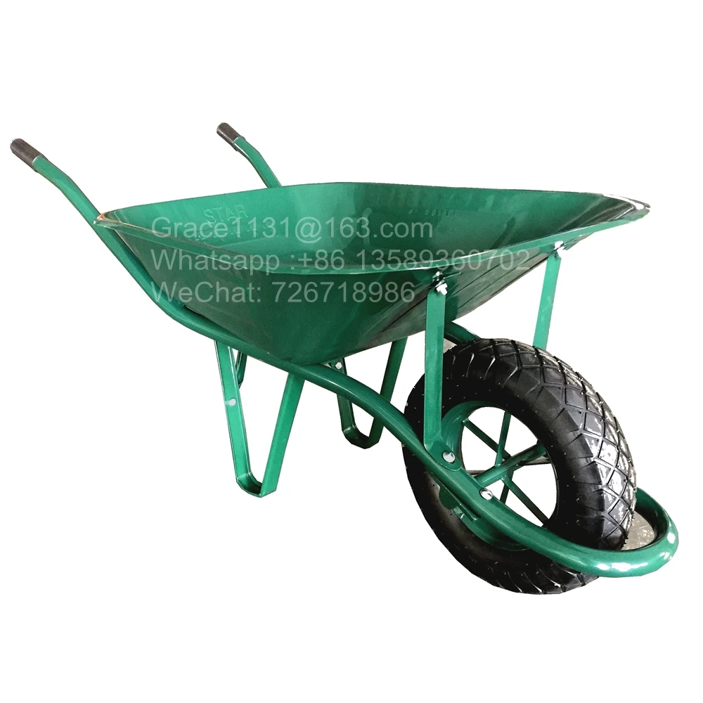 French Model Wheelbarrow With 4.00-8 Air Wheel Garden Wheel Barrow ...