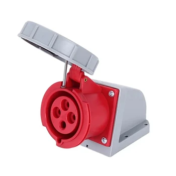 Iec60309 16a Industrial Plug And Socket 4pin Ip67 Waterproof 380v Ce ...